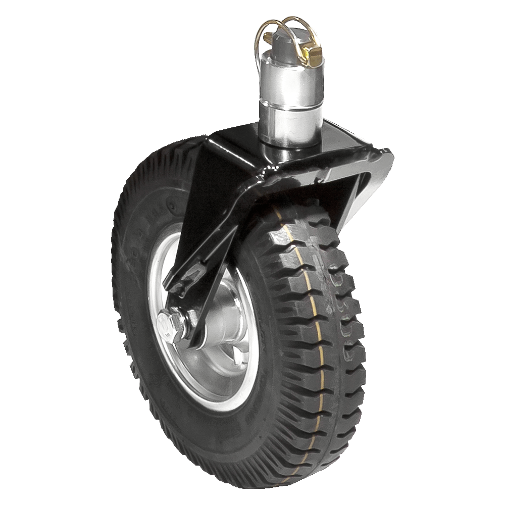 Solid rubber Guide swivel wheel
